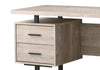 Teagan Reversible Desk - Taupe | The Brick