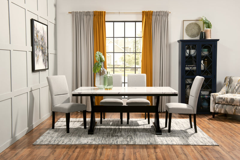 Verona Rectangular Dining Table with Trestle Base | The Brick